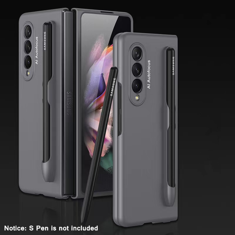 For Samsung Galaxy Z Fold 3 Case S Pen Fold Edition Pen Holder Ultra ...
