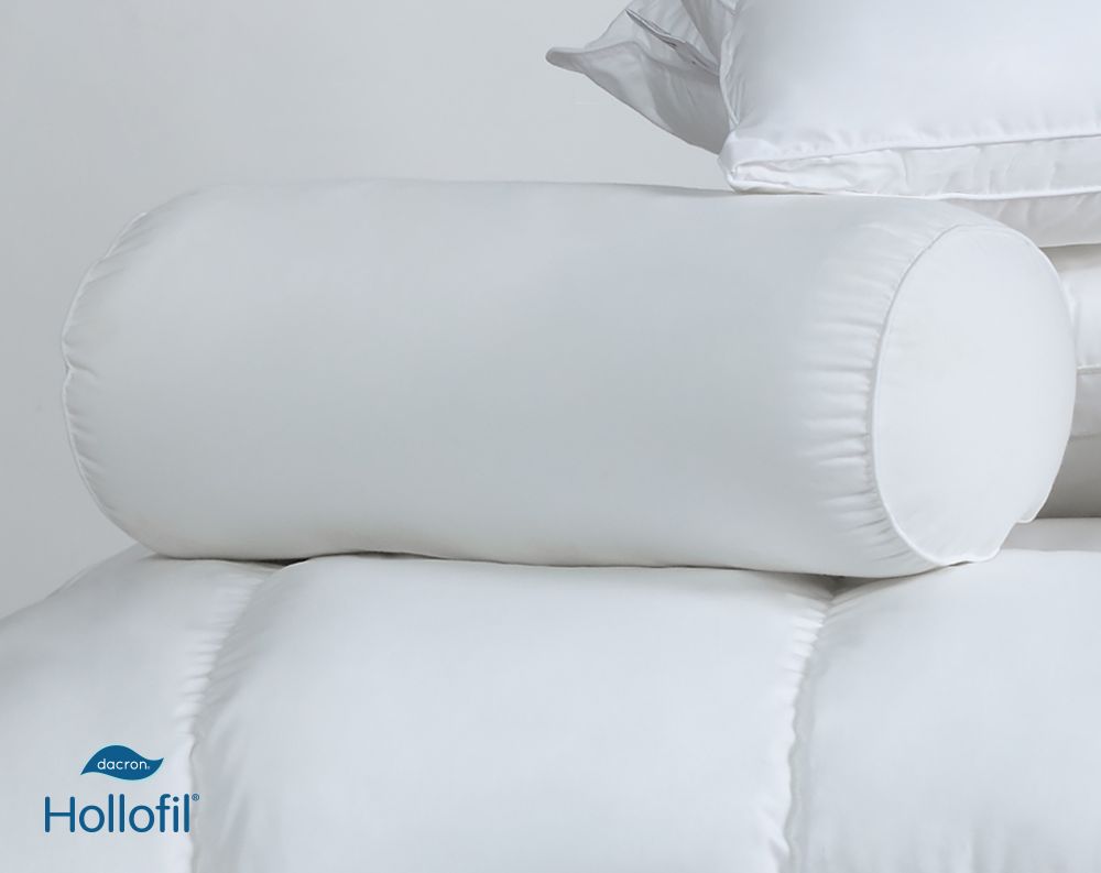 SANTAS หมอนรองคอ แพ็คคู่ 2 ชิ้น รุ่น DACRON HOLLOFIL ขนาด 7x16 นิ้ว ...