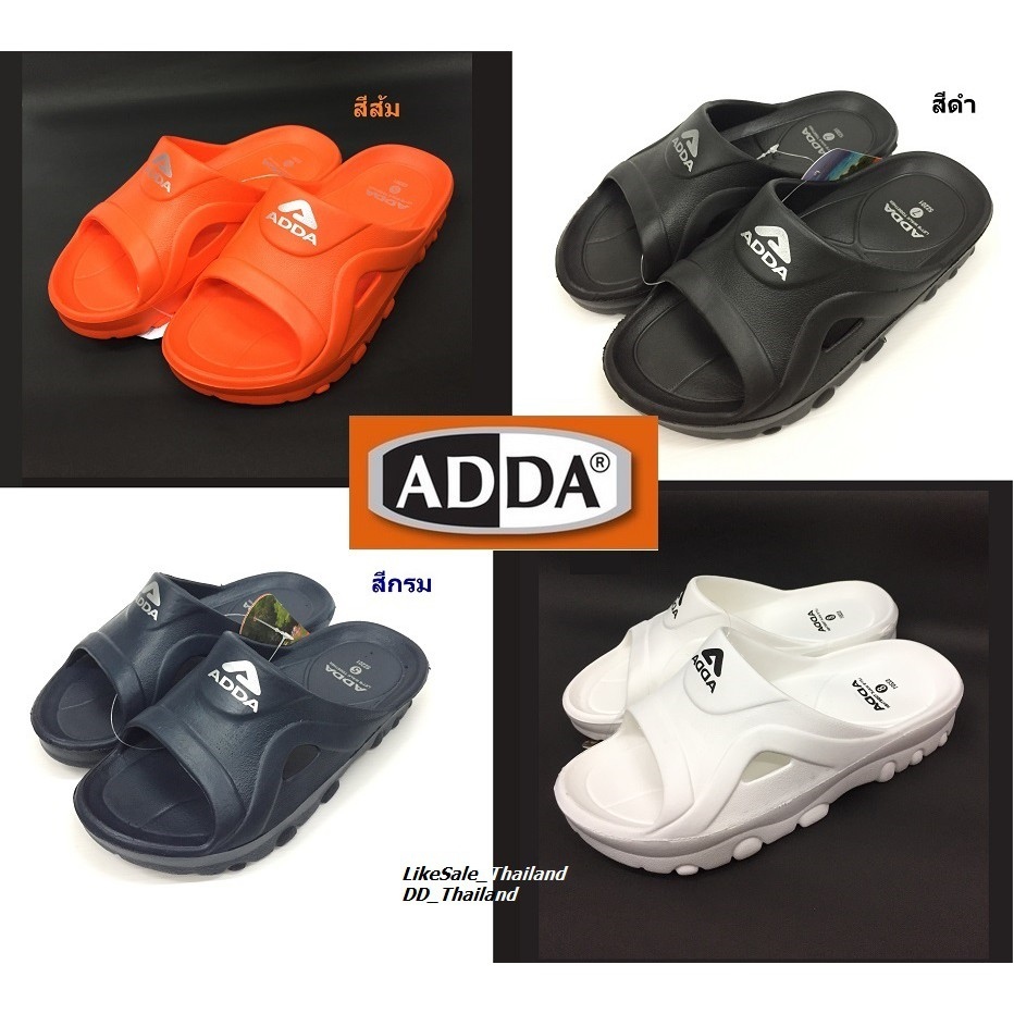 ถูกสุด•ส่งไว•แท้ชัวร์???? รองเท้าแตะ ADDA รุ่น 52201 ไฟล่อน3สี เบอร์4 ...