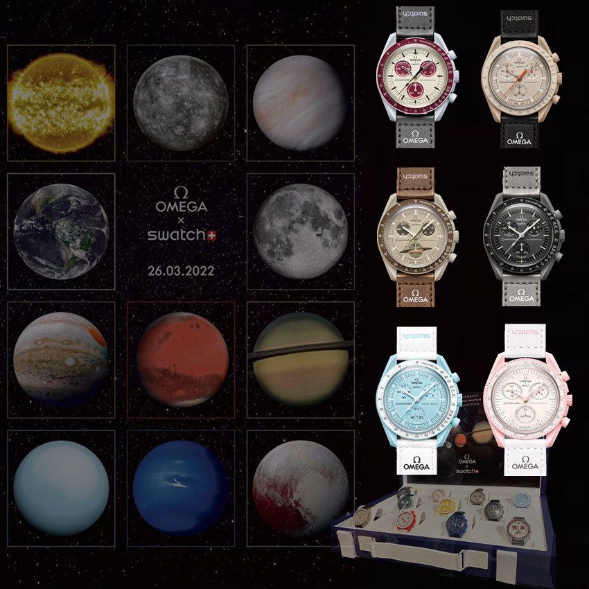 นาฬิกาข้อมือOMEGA คอลเลกชั่นใหม่ล่าสุด Omega x Swatch Speedmaster ...