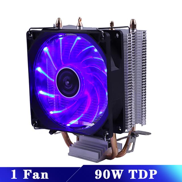 Silent CPU Cooler Fan 90mm 3PIN For Intel LGA 775 1150 1151 1155 1156 ...