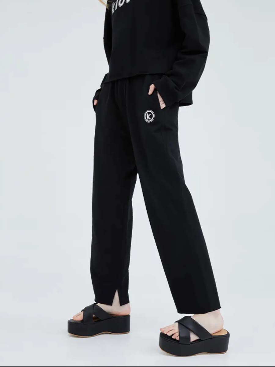 KLOSET Kiss Sweatshirt Set (KK22-SET003) ชุดเซ็ท โลโก้ KLOSET เสื้อแขน ...