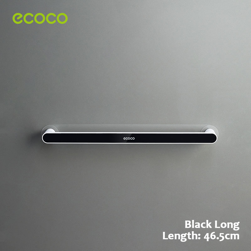 ECOCO ราวแขวนผ้าในห้องน้ำ ติดผนัง รุ่นไม่ต้องเจาะ ที่แขวนผ้าเช็ดตัว เสริมประหยัดพื้นที่ ติดตั้ง ...
