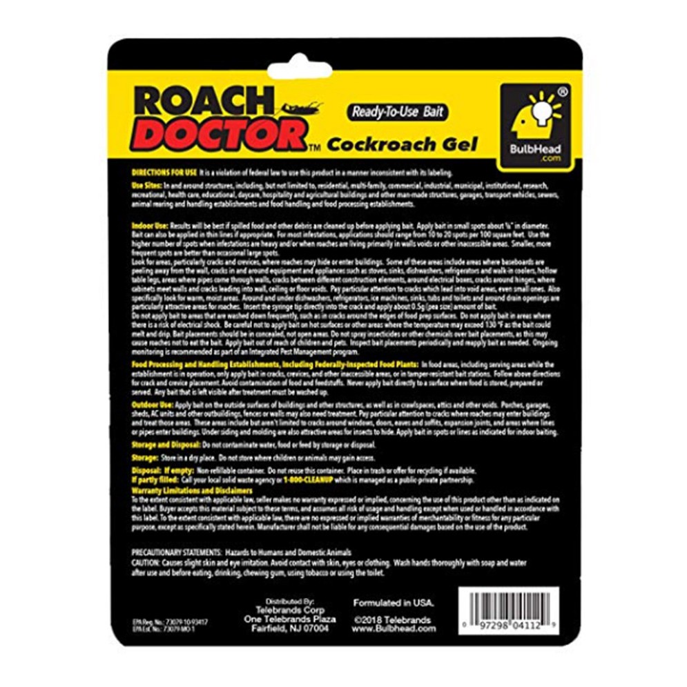 ยาฆ่า MI เจลกำจัดแมลงสาบ roach doctor เจลฆ่าแมลงสาบ ขนาด 30g ยาฆ่า ...