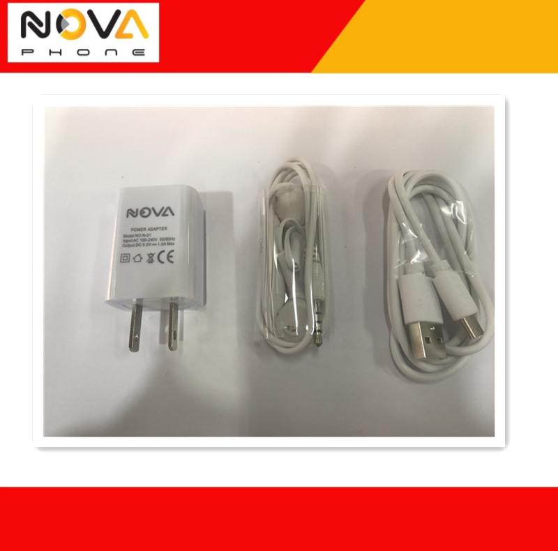 [พร้อมส่ง]รวมชุดอุปกรณ์ Nova Phone( หัวชาร์จ USB หูฟัง ) - NOVAPHONE ...
