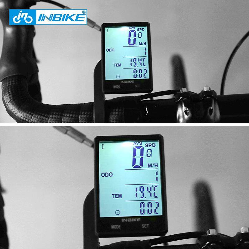 INBIKE Wired 2.8 Large Screen Bicycle Computer Bike Computer Rainproof Speedometer Odometer ...