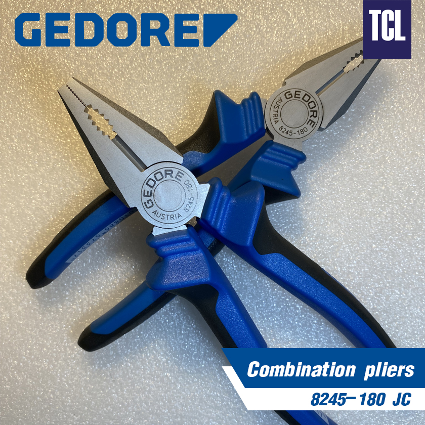Gedore คีมปากจิ้งจก ด้ามหนา หัวเพรียว ขนาด 180 มม. รุ่น 8245-180 JC ...