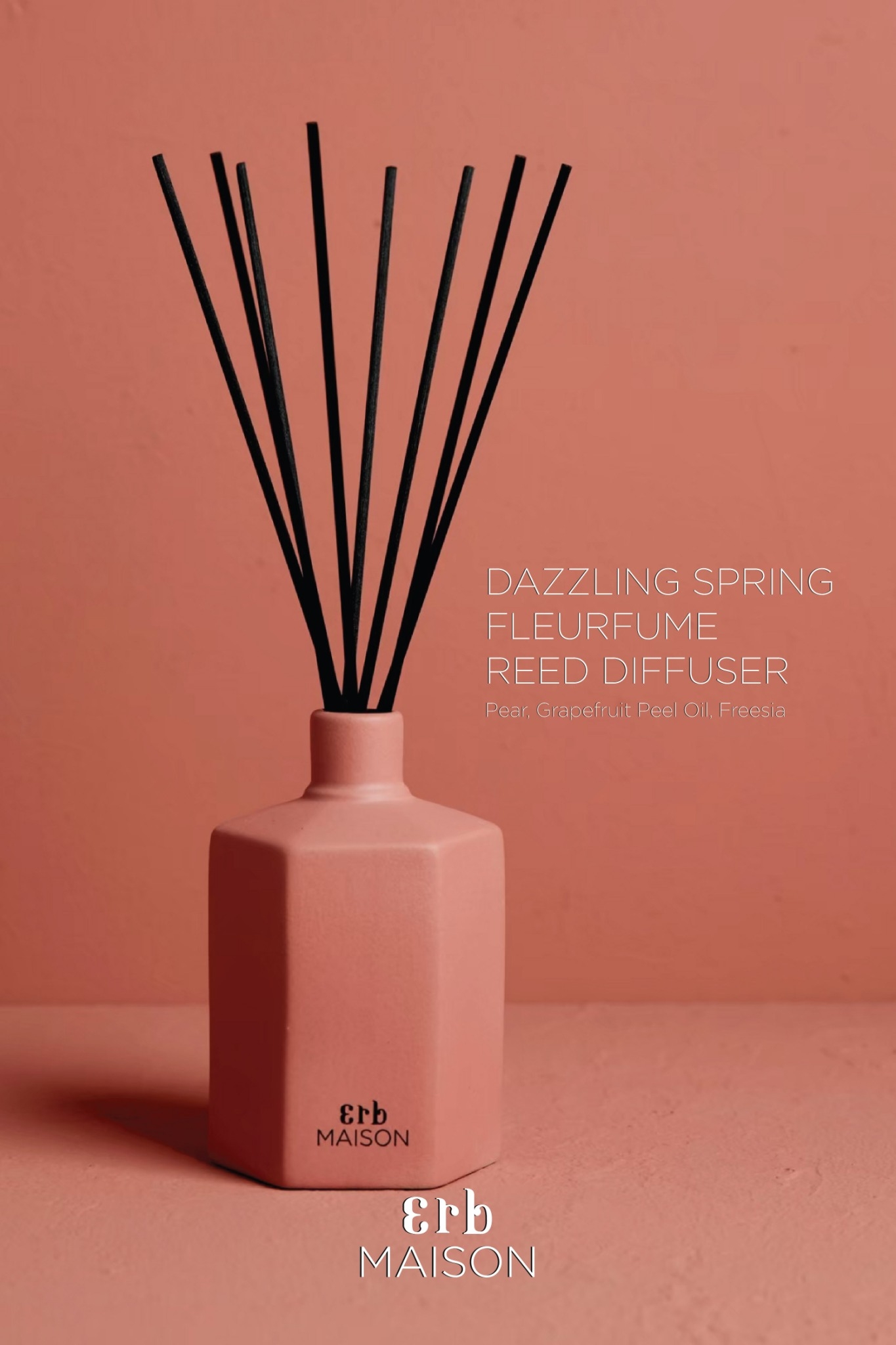 Erb Maison Rose rogue Reed 200ml. ก้านหอมตกแต้งบ้าน กลิ่นกุหลาบ - Erb ...