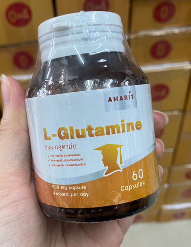 Amarit L-Glutamine 60 Capsules แอล-กลูตามีน - WW Health and Beauty ...