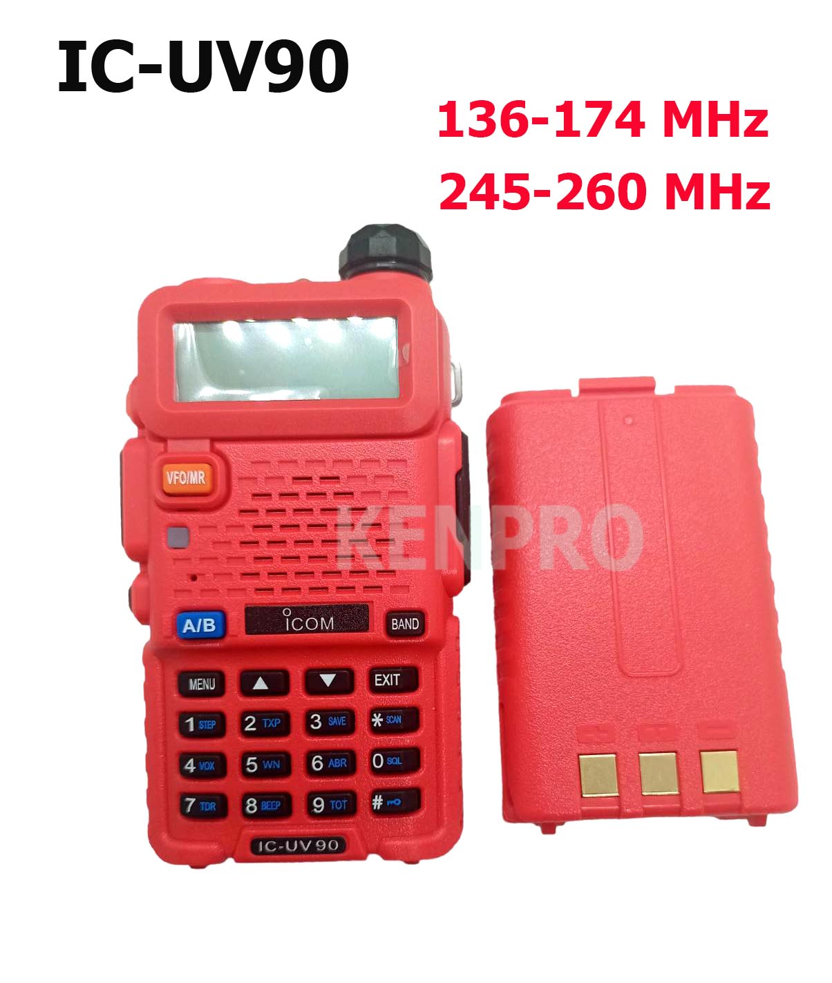 วิทยุสื่อสาร Mini mobile TM8118 รองรับ3 ย่าน ความถี่ 240-260 Mhz. 136-174 Mhz. 400-480 Mhz ...