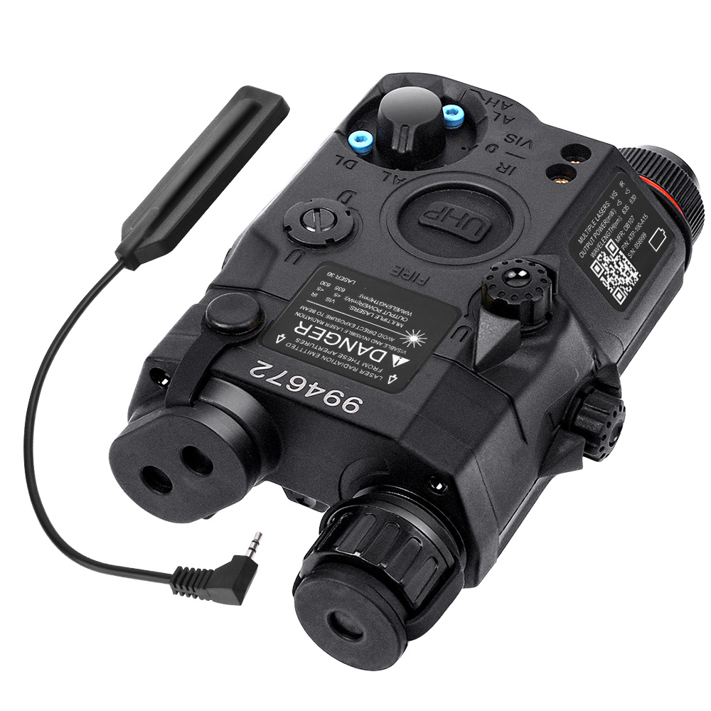 LA-5C PEQ 15แบตเตอรี่กล่องปรับจุดสีแดงเลเซอร์ไฟฉาย IR Night Vision ...