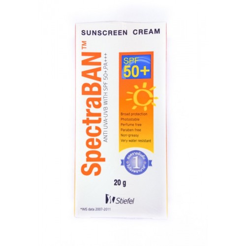 Spectraban SUN Screen Cream SPF50+ PA+++ 20 g. สเปคตร้าแบน ครีมกันแดด ...