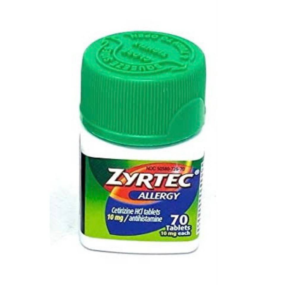 Alerest อัลเลอเร็สท์ สูตร Zyrtec สำหรับแก้แพ้ ชนิดไม่ง่วง ปลอดภัย 1 ...