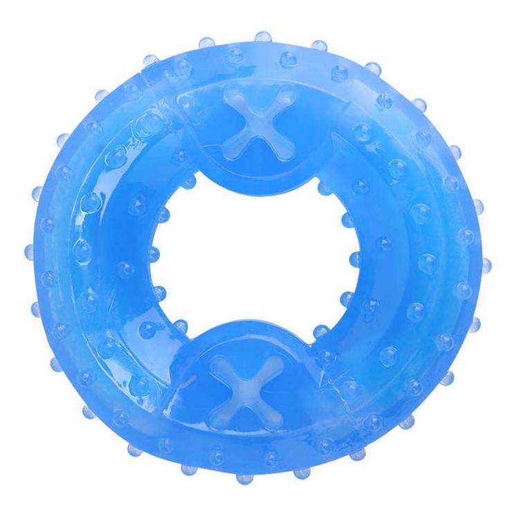 Puppy Teething Ring TPR Dog Pet Teether Cooling Chew Toy TPR Summer ...