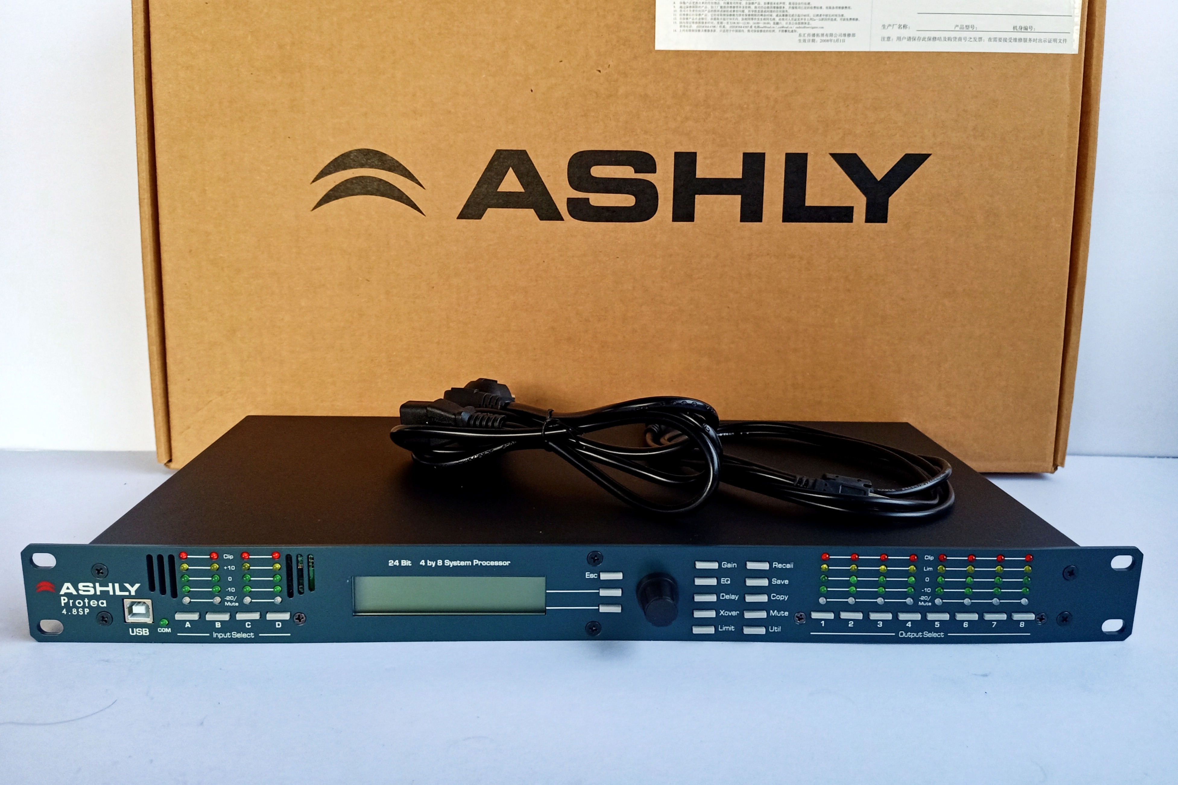 ครอสดิจิตอล ASHLY Protea 4.8SP 4x8 Speaker Processor 4 Inputs - 8 Outputs | Lazada.co.th