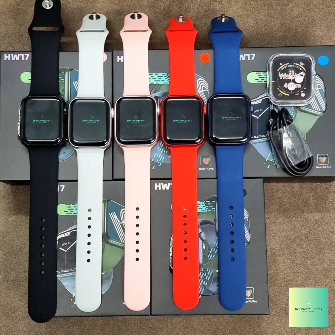 Hw17 smartwatch สมาร์ทวอทช์ นาฬิกาสุขภาพ วัดอัตราการเต้น ควบคุมเพลง การถ่ายรูป โทรเข้า-ออก เหมาะ ...