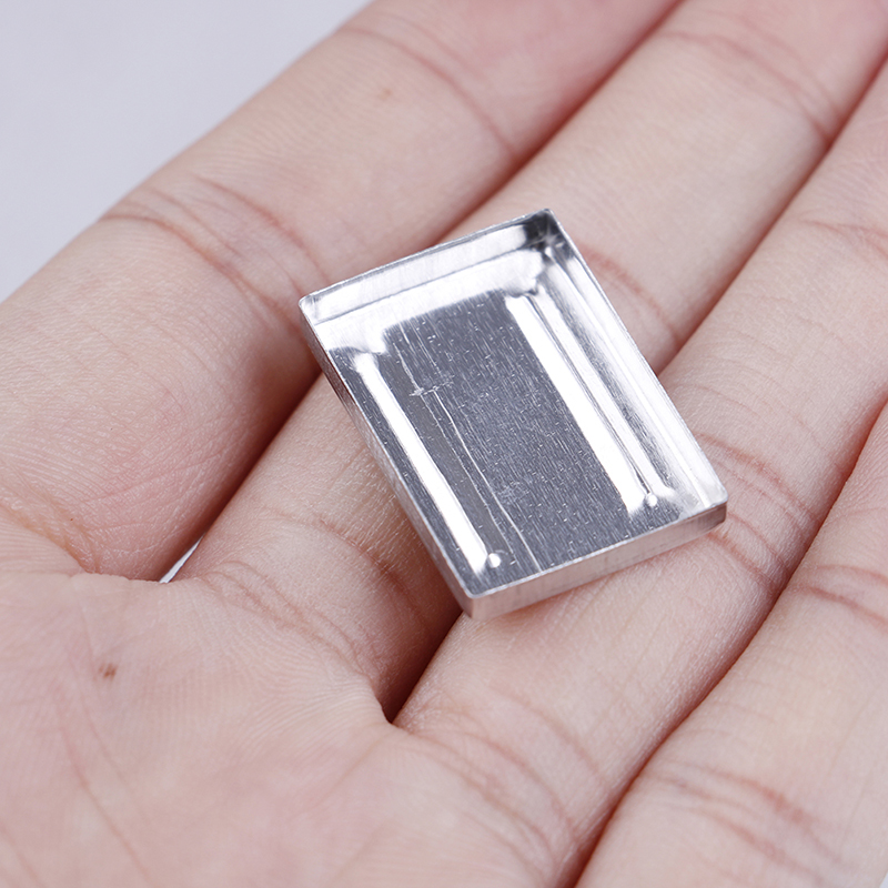 Aluminum Square Empty Eyeshadow Pans Makeup Pigment Palette Powder ...