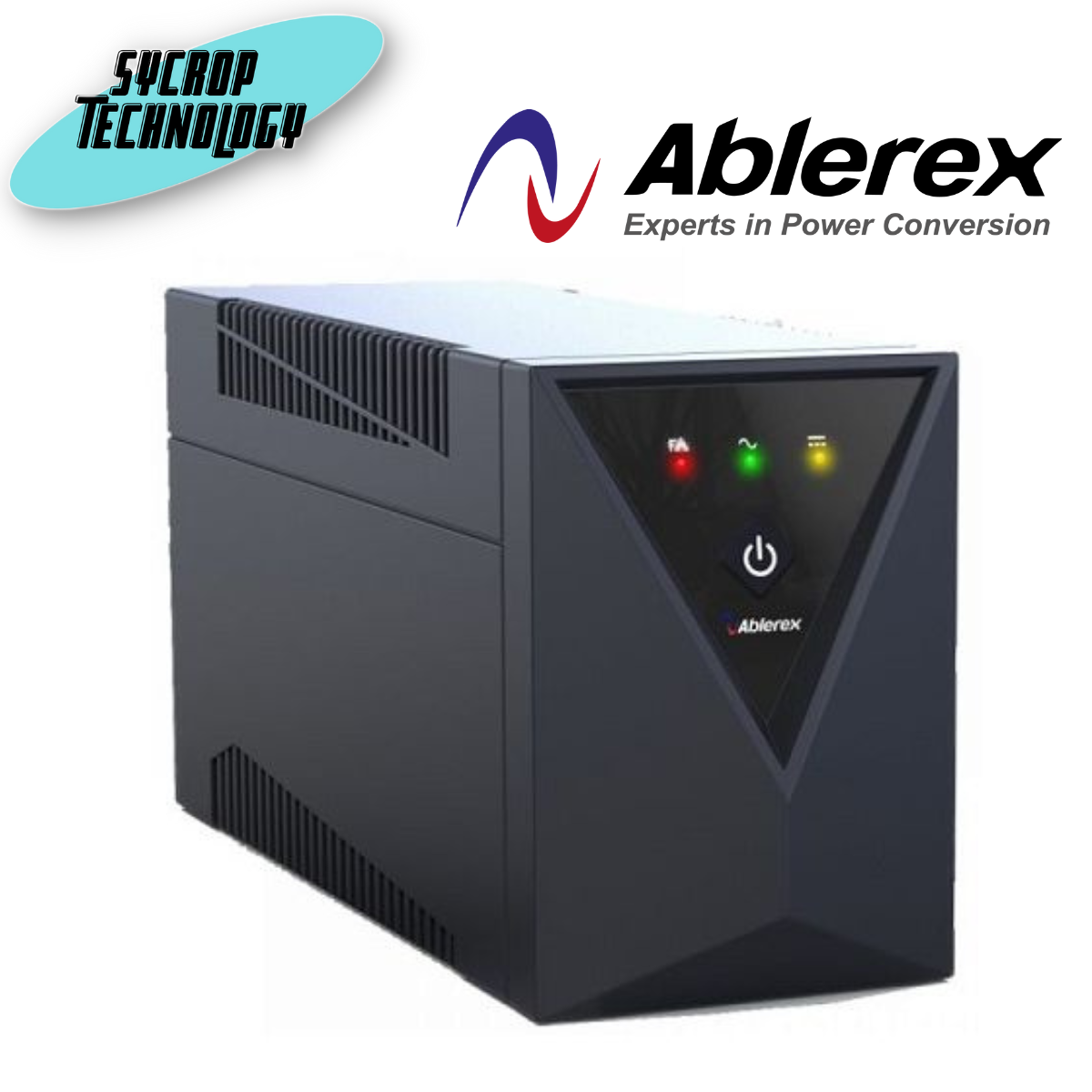เครื่องสำรองไฟ ABLEREX-1000LSX 1000VA/480W 1x12v battery ประกันศูนย์ ...