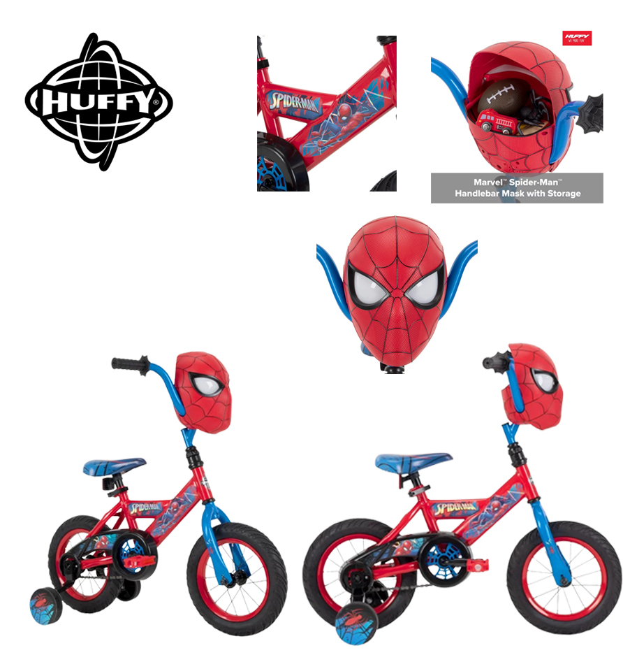 นำเข้า USA จักรยานสไปเดอร์แมน 12 Marvel Spider-Man Bike for Boys by ...