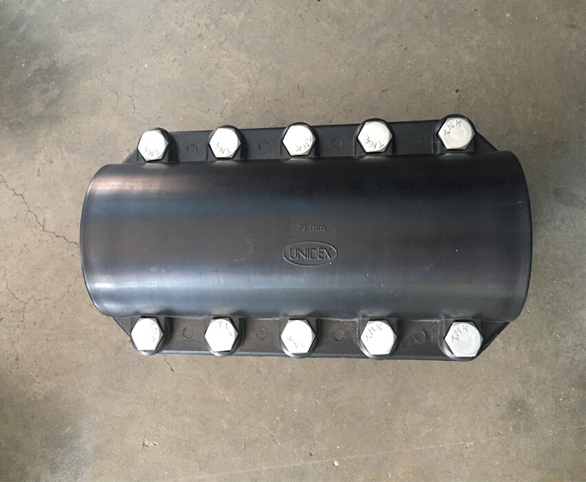 PE Repair Clamp 75mm รีแพร์แคล้มป์ อุปกรณ์ซ่อมท่อพีอี รีแพร์แคล้มพีอี ...