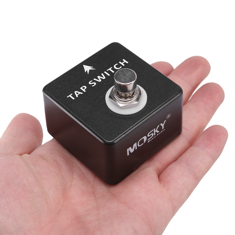 MOSKY TAP SWITCH Guitar Effect Pedal Tap Tempo Switch Guitar Pedal Full Metal Shell Guitar Parts ...