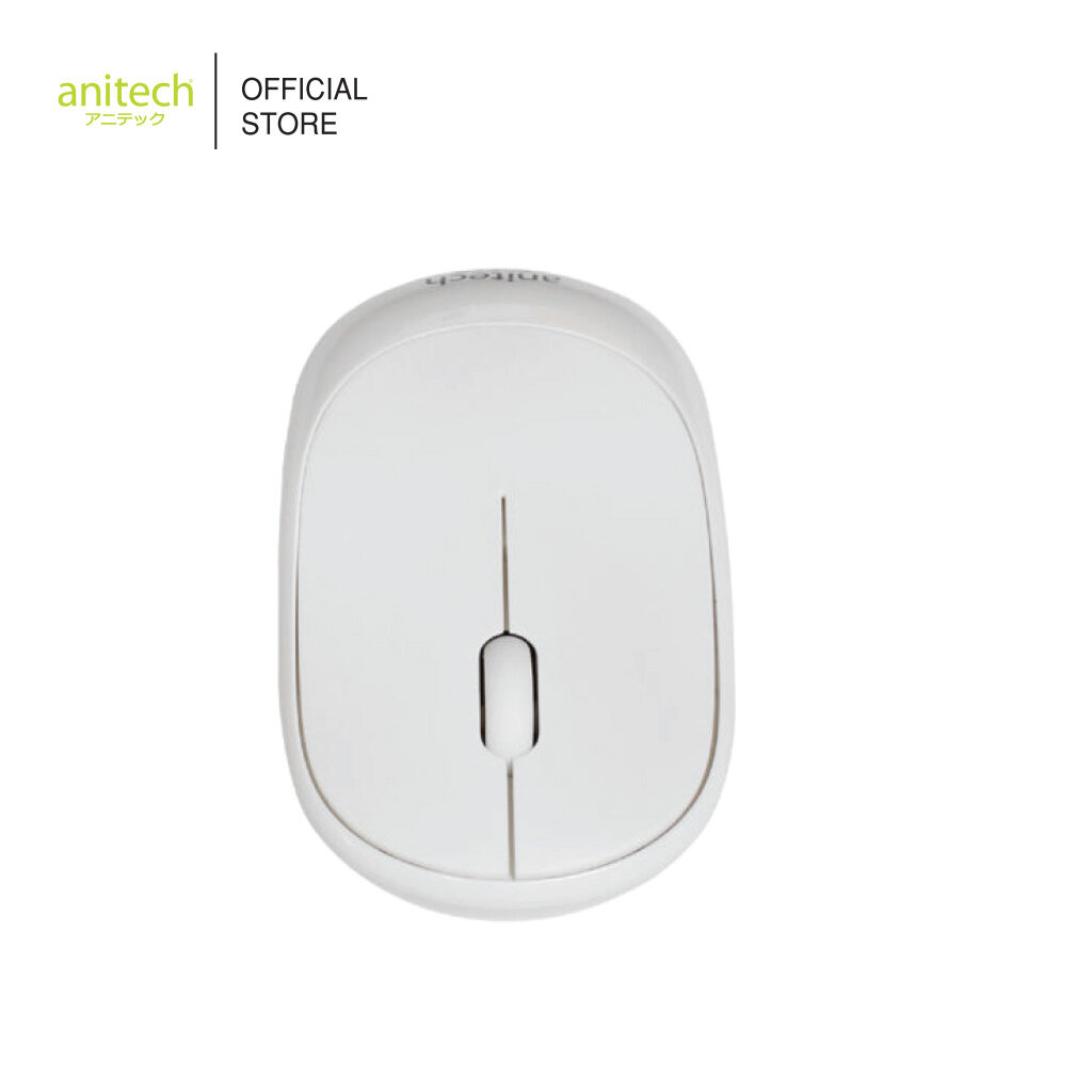 สินค้าเกรดบี Anitech Wireless Nouse (Slient click) White W224-WH - ANITECH - ThaiPick