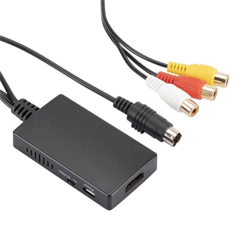 SVideo to HDMI Converter S-Video and 3RCA CVBS Composite to Audio Video ...