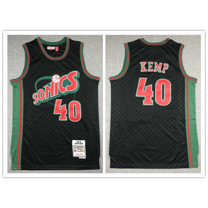 2022 New Original 【3 แบบ】เสื้อกีฬาบาสเก็ตบอล Nba Seattle Super Sonics ...