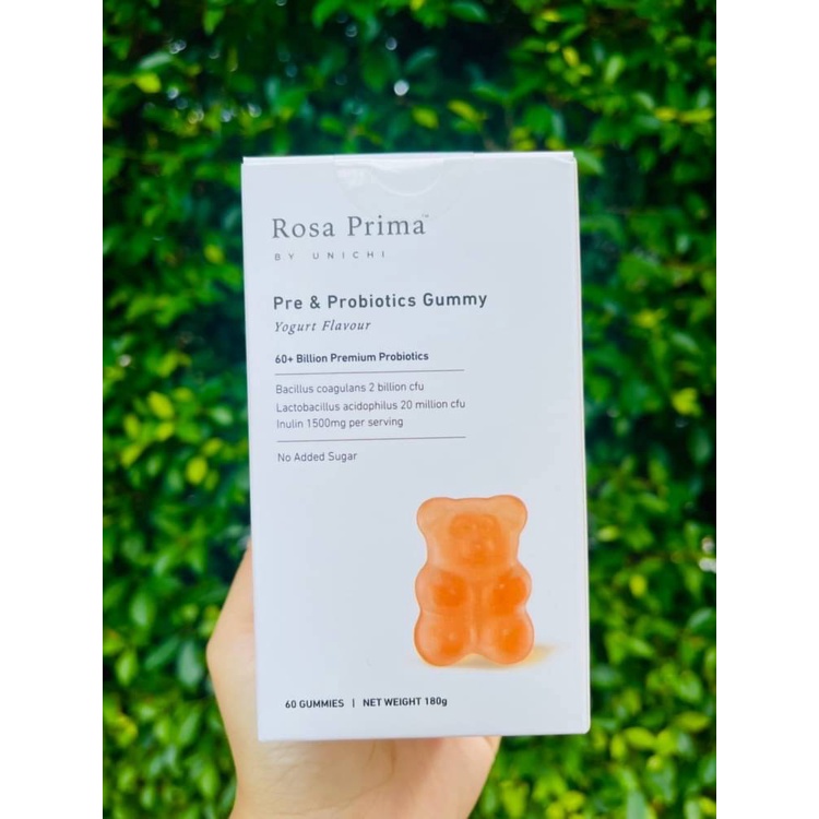 rosa prima pre&probiotics gummy ขนาด 60 กัมมี่ | Lazada.co.th