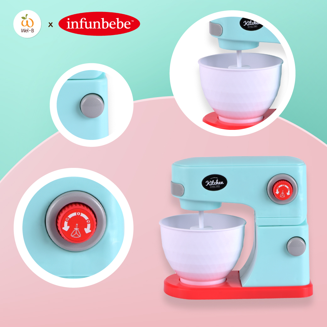 Wel-B x Infunbebe 1ST STAND MIXER (เครื่องผสมอาหารของเล่นเด็ก) - ของ ...