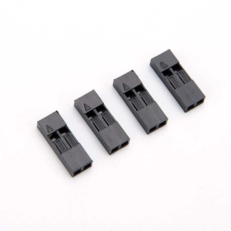 newdv2 100pcs 2.54mm 2P Pitch Dupont Jumper Wire Cable Housing Female Pin Connector - newdv2 ...