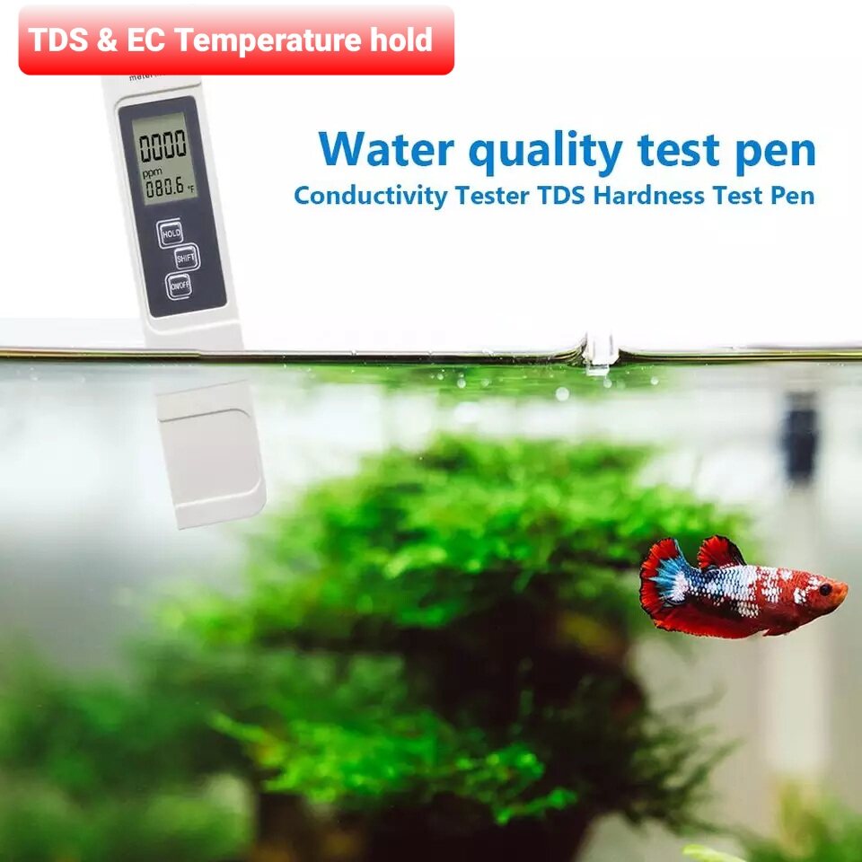 เครื่องมือวัดความเข้มของปุ๋ย EC & TDS meter hold และแร่ธาตุในน้ำ ปากกา ...