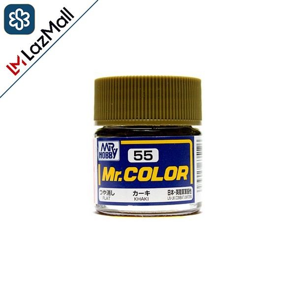 Mr.Hobby Mr.Color C55 Khaki Flat (10ml) 4973028635126 - Heaven Toys ...