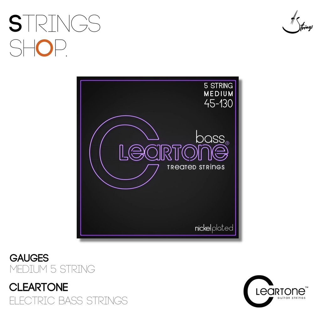 สายเบส Cleartone Electric Bass Strings Strings Shop - Strings Shop ...
