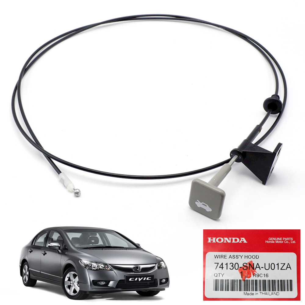 สายดึงฝากระโปรงหน้า สีครีม แท้ Honda Aftermarket Parts Civic FB Sedan 1 ...