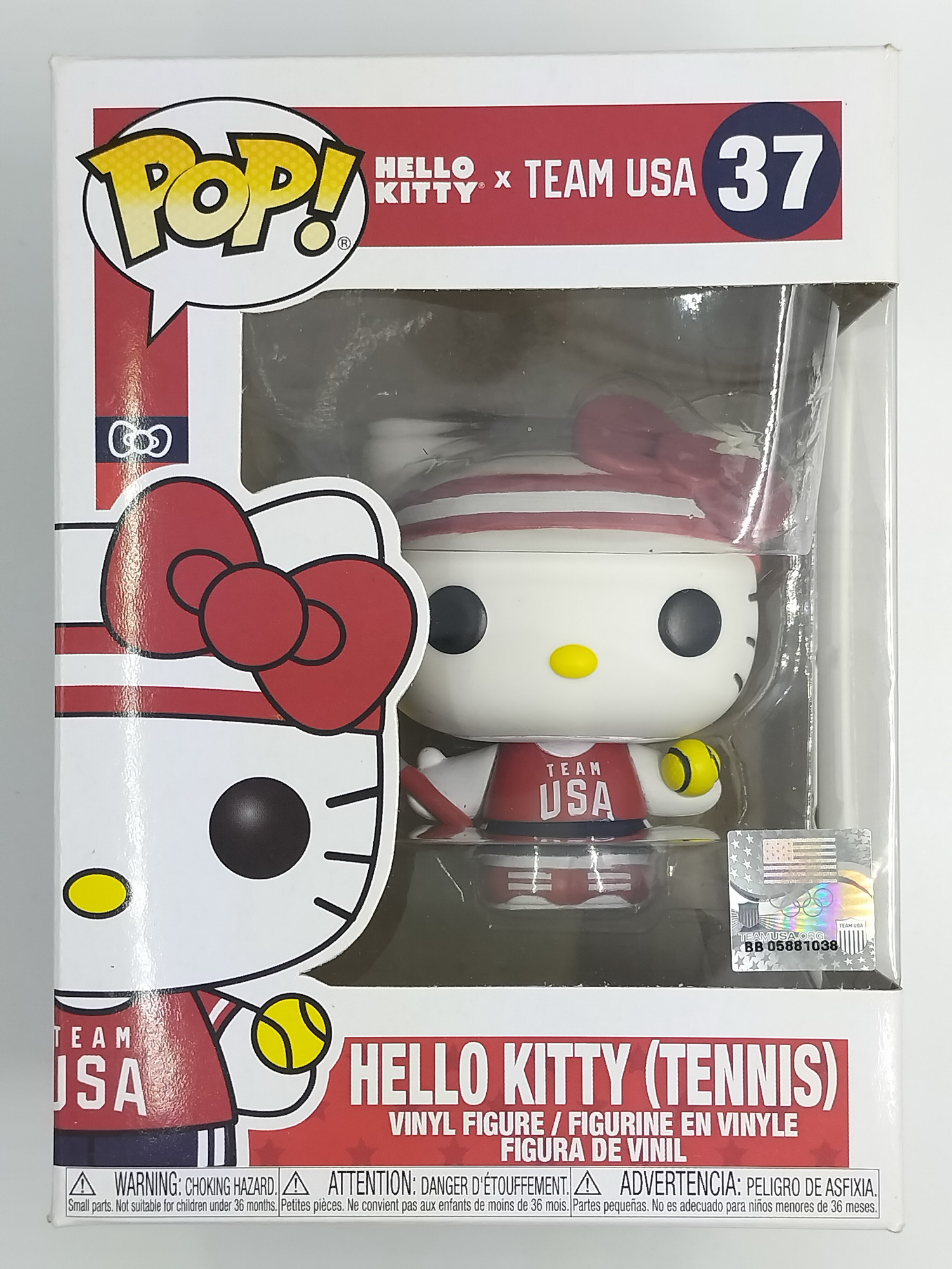 Funko Pop Hello Kitty Team USA- Hello Kitty [Tennis] #37 | Lazada.co.th