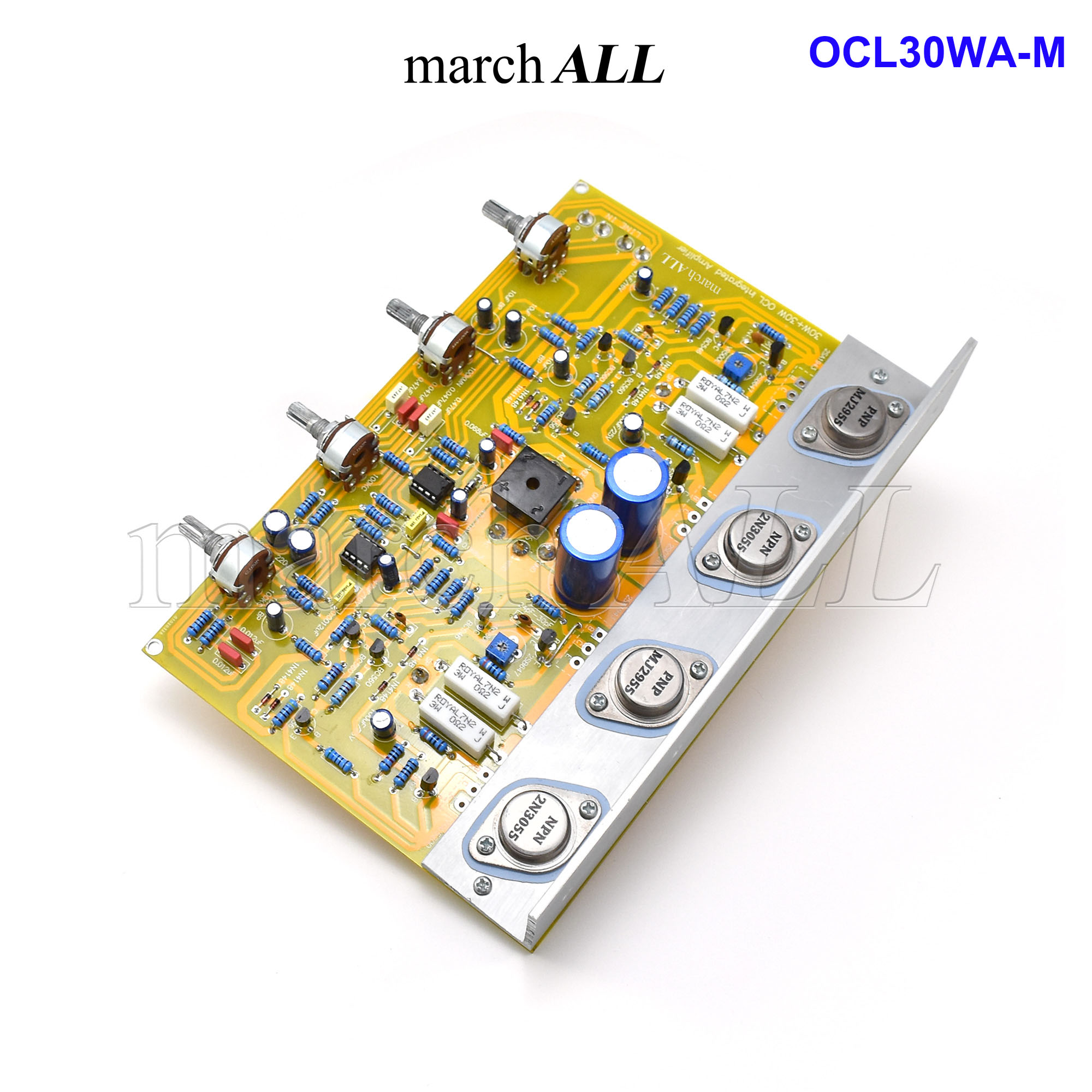 Marchall 30W+30W OCL ชุดลงอุปกรณ์ เครื่องขยายเสียง ทรานซิสเตอร์ จานบิน ...