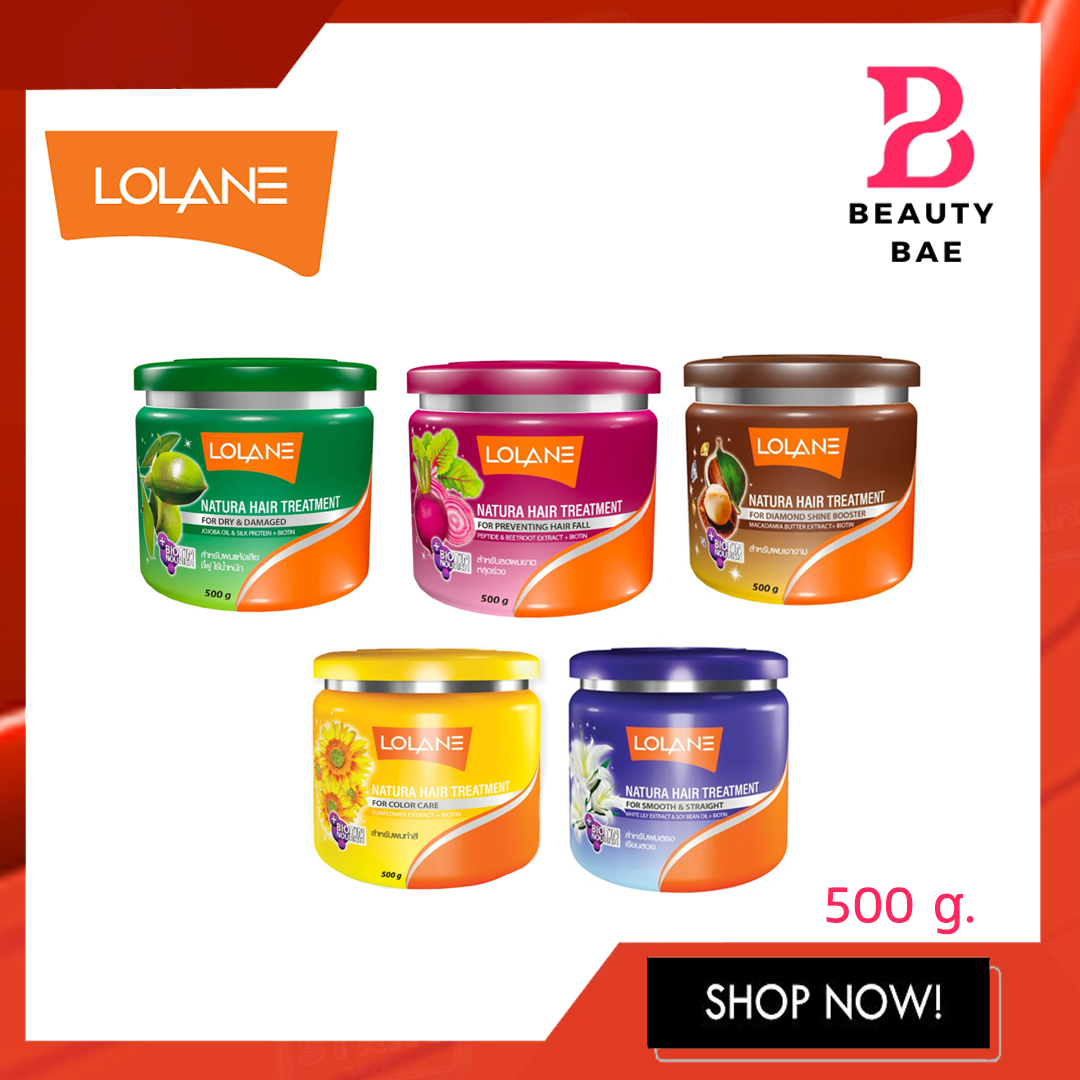 [ กดรับคูปองส่งฟรี ] Lolane natura โลแลน เนทูร่า แฮร์ ทรีทเม้นท์ 250 ...