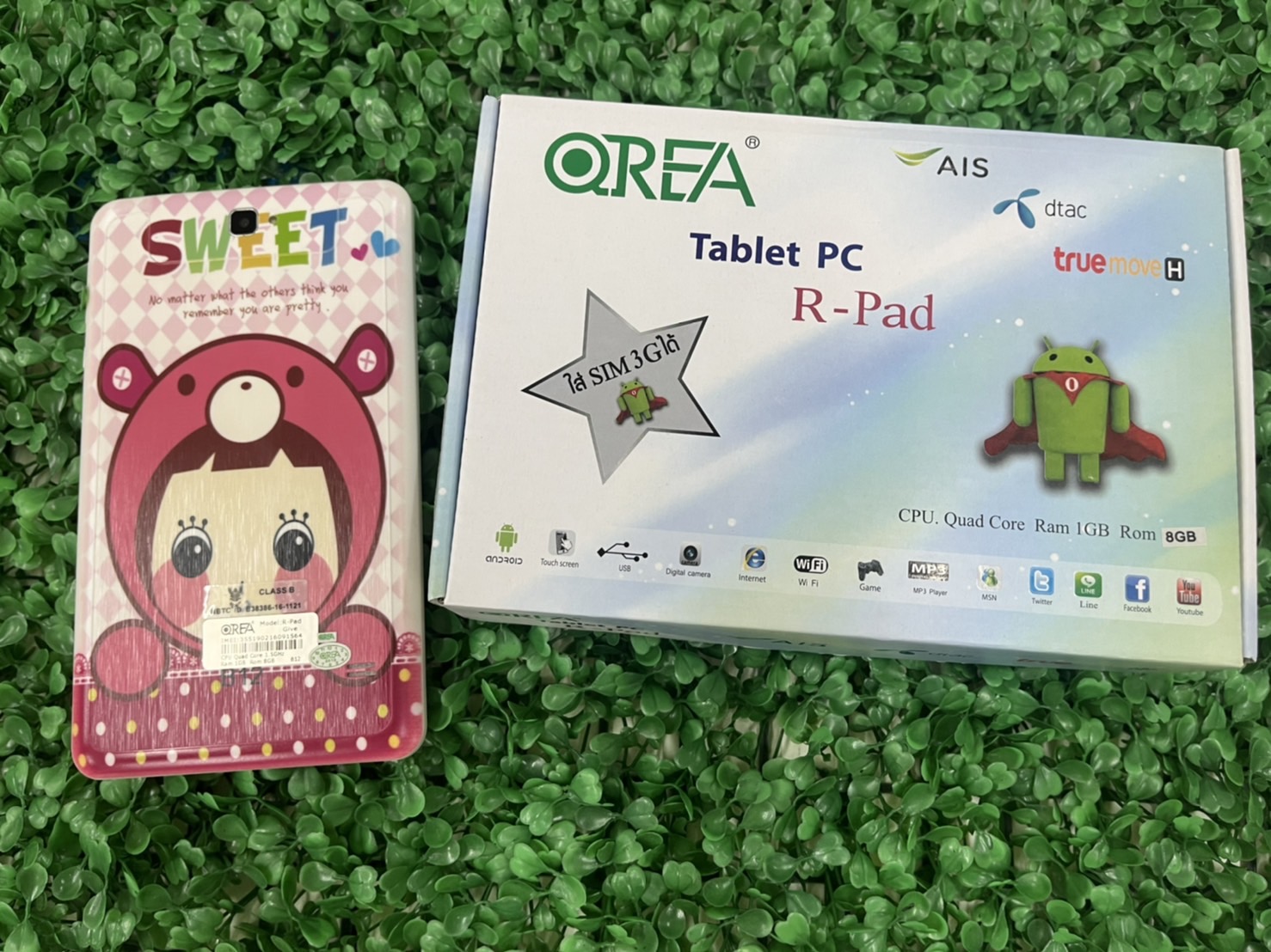 Q Pad ZYQ จอใหญ่ โทรเข้า-ออกได้ ใส่ซิมได้ จอ 7 นิ้ว เล่นเน็ต Facebook ...