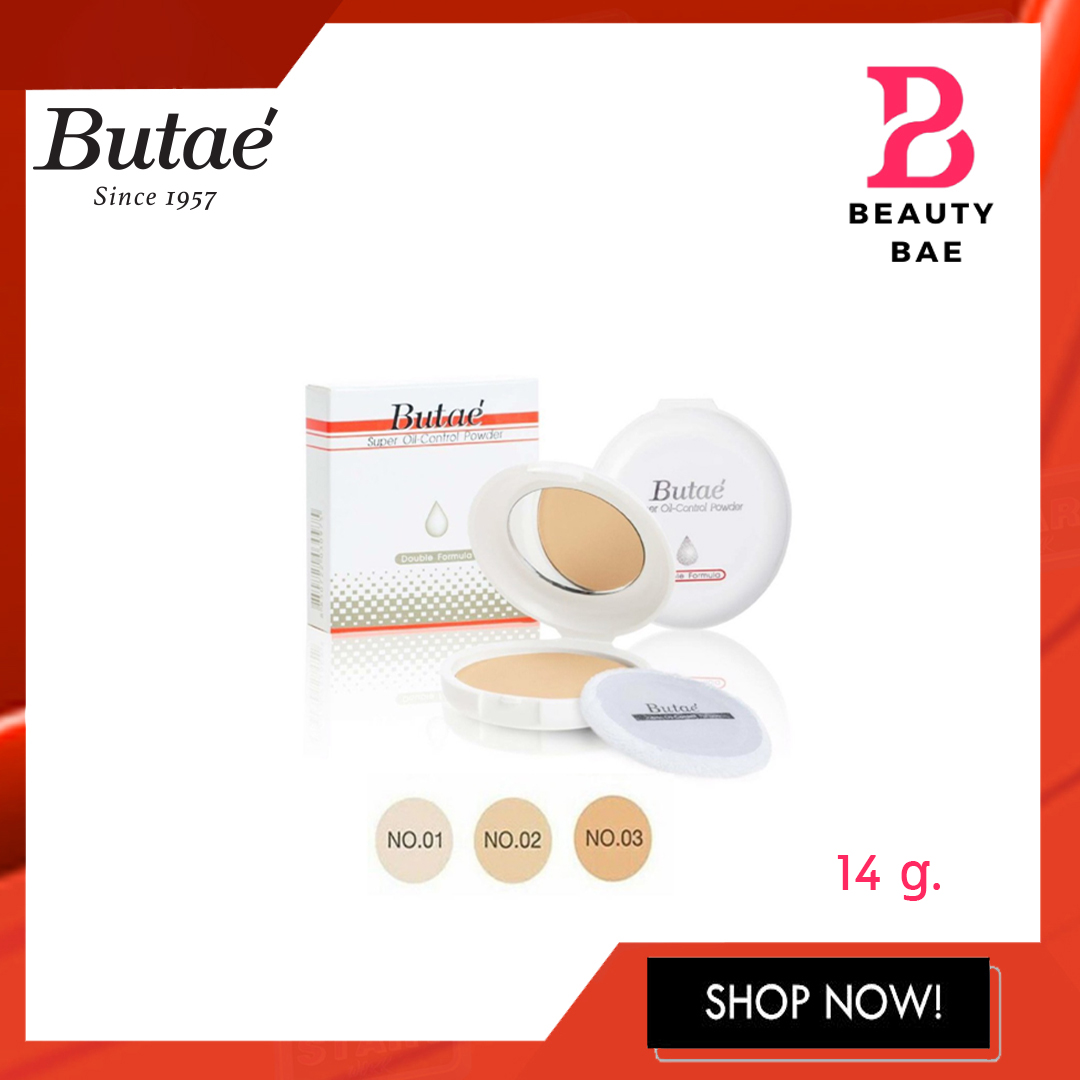*ตลับขาว* Butae แป้ง บูเต้ : Butae Super Oil-Control Powder Double ...