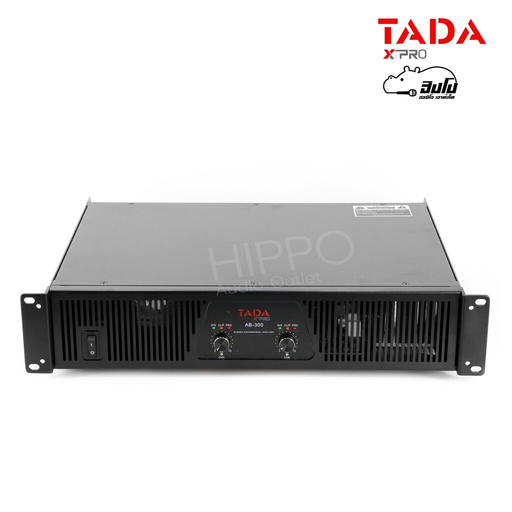 ( Pro++++ ) เพาเวอร์แอมป์ TADA รุ่น AB 300 PowerAmp Power 8 Ohms/Stereo ...