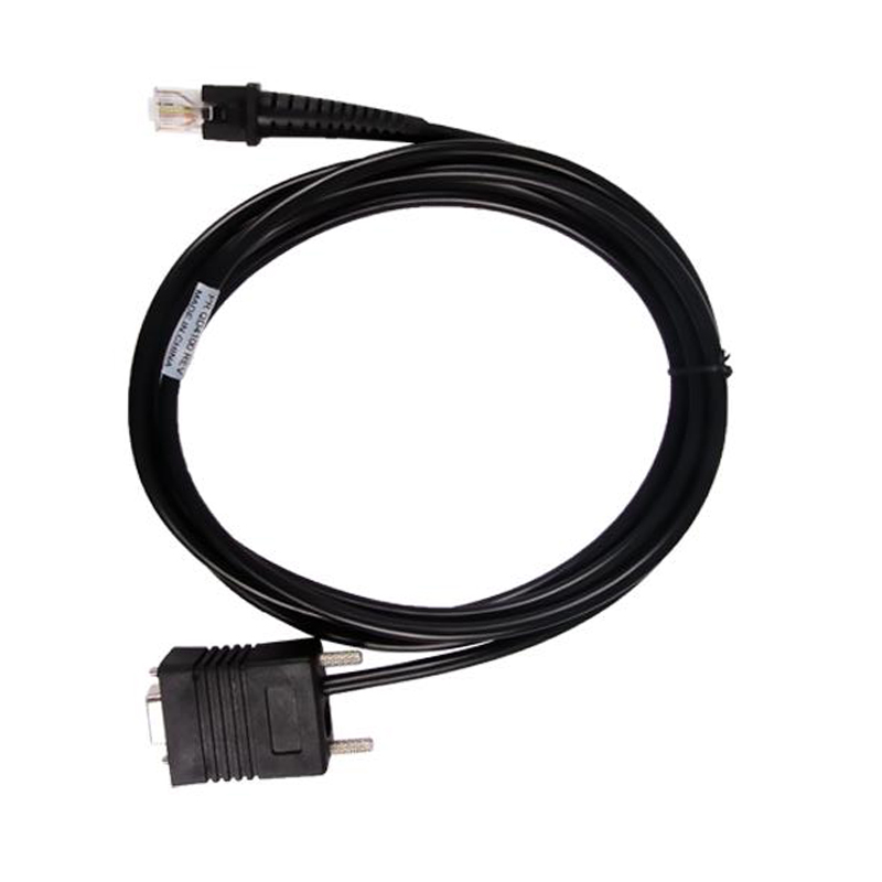Compatible 5V 3M RS232 Serial Coiled Cable สำหรับ quality Zebra LI3608 ...