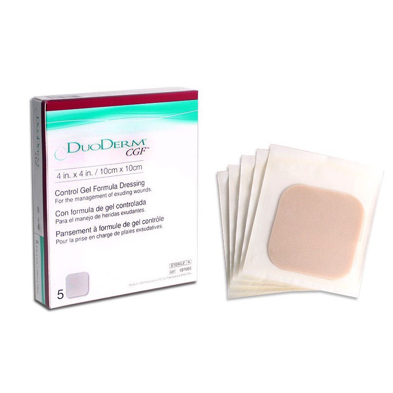 DuoDerm CGF แบบหนา แผ่นแปะแผลกดทับแบบหนา 10x10 ซม. หมดอายุ 2027 ...