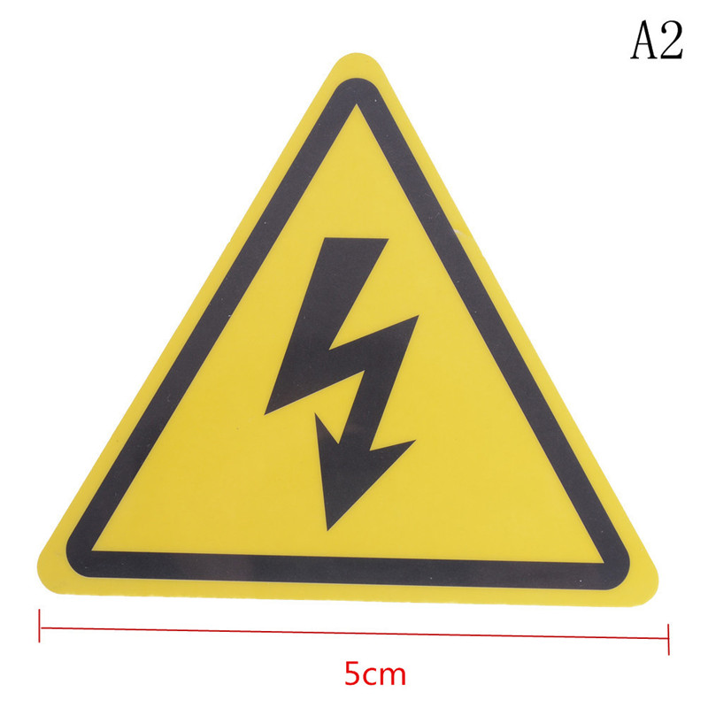 2PCS Danger High Voltage Electric Warning Safety Label Sign Decal ...