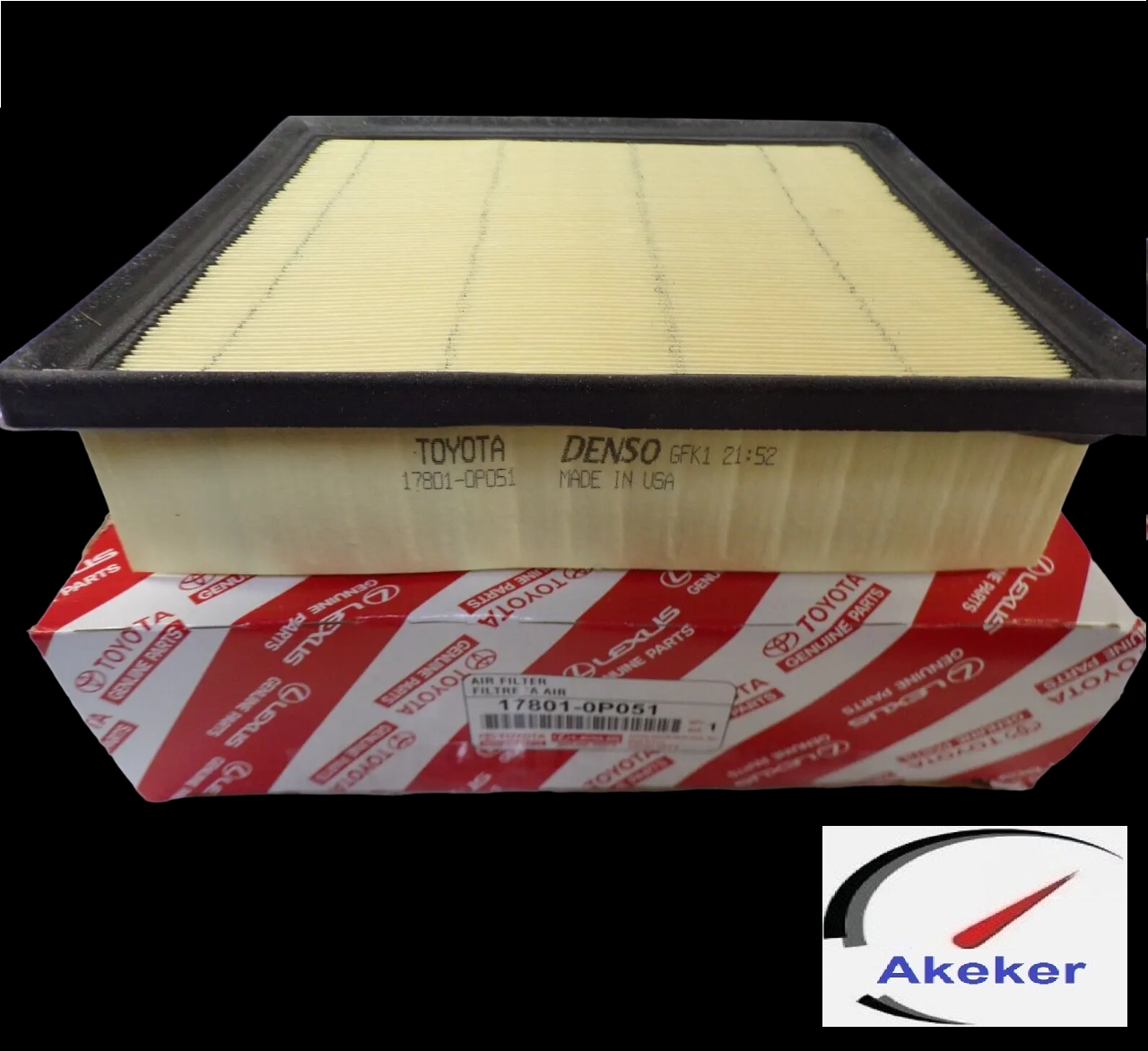 Lexus RX350 (2010-2022) OEM Genuine FACTORY ENGINE AIR FILTER 17801 ...