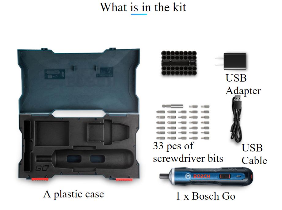 BOSCH GO PEN KIT ไขควงไร้สาย Li-Ion 3.6v BOSCH รุ่น GO Pen Kit หัวพร้อม ...