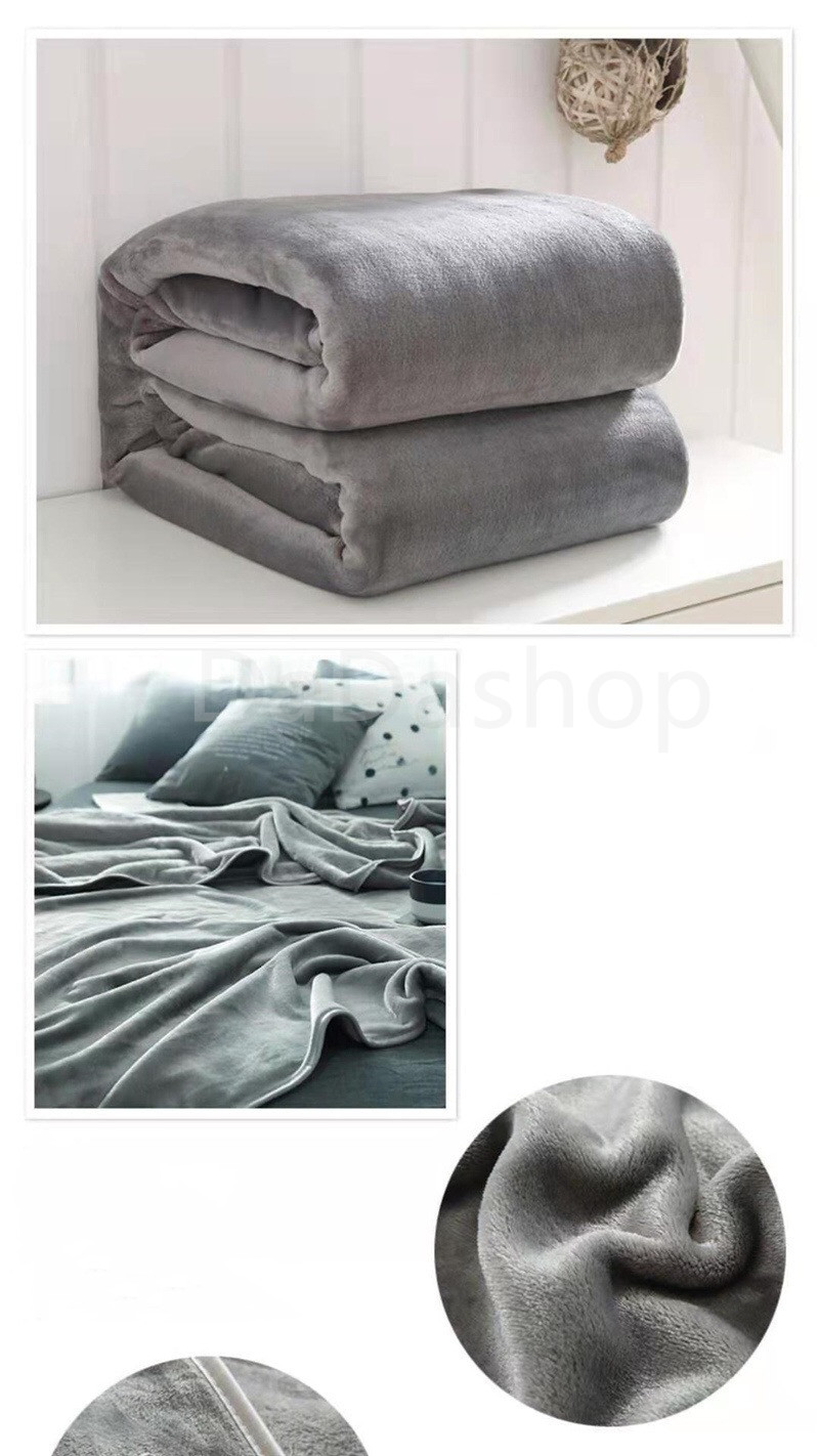 ผ้าห่ม DC1 7ฟุต ผ้าห่มนาโนสีพื้น เป็นของขวัญของฝาก ผ้าห่มรับไหว้ ผ้าห่ม ...