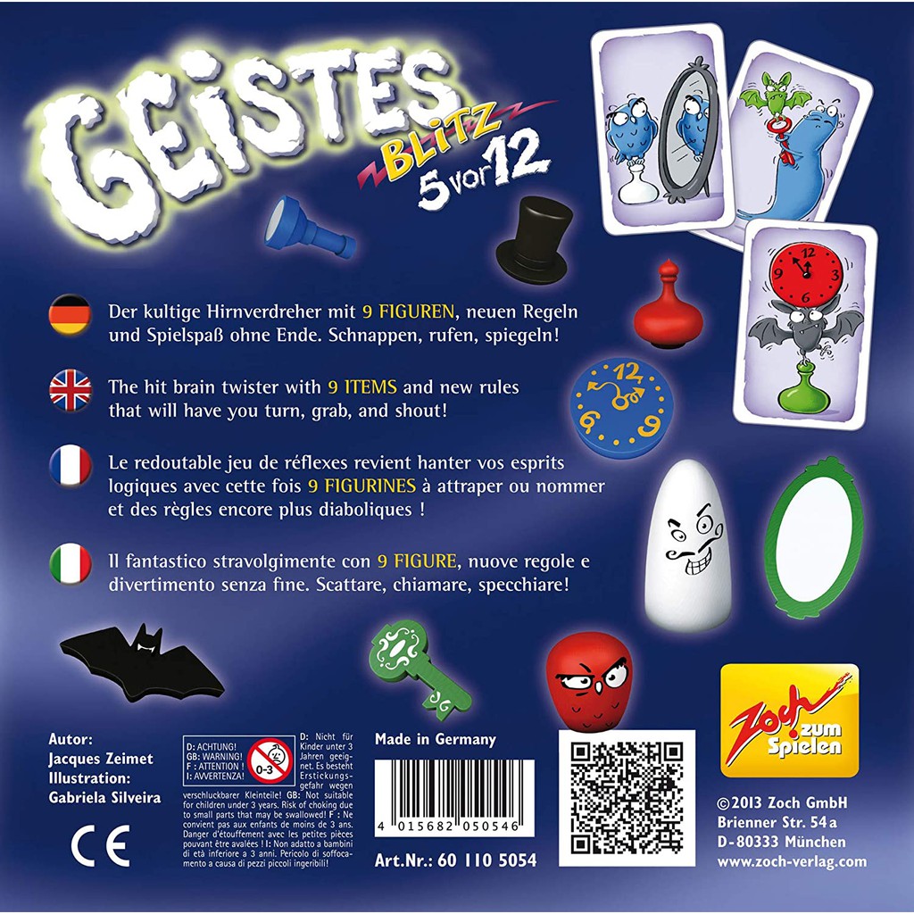 Fun Dice: Geistes Blitz 5 vor 12 (Ghost Blitz 5 to 12) Board Game - Fun ...