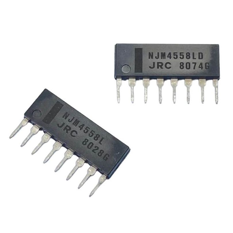 ออฟแอมป์ Dual NJM4558LD NJM4558L (2ชิ้น/Pcs) 4V-18V 8-พิน DUAL Operational Amplifier ROHS NJRC ...