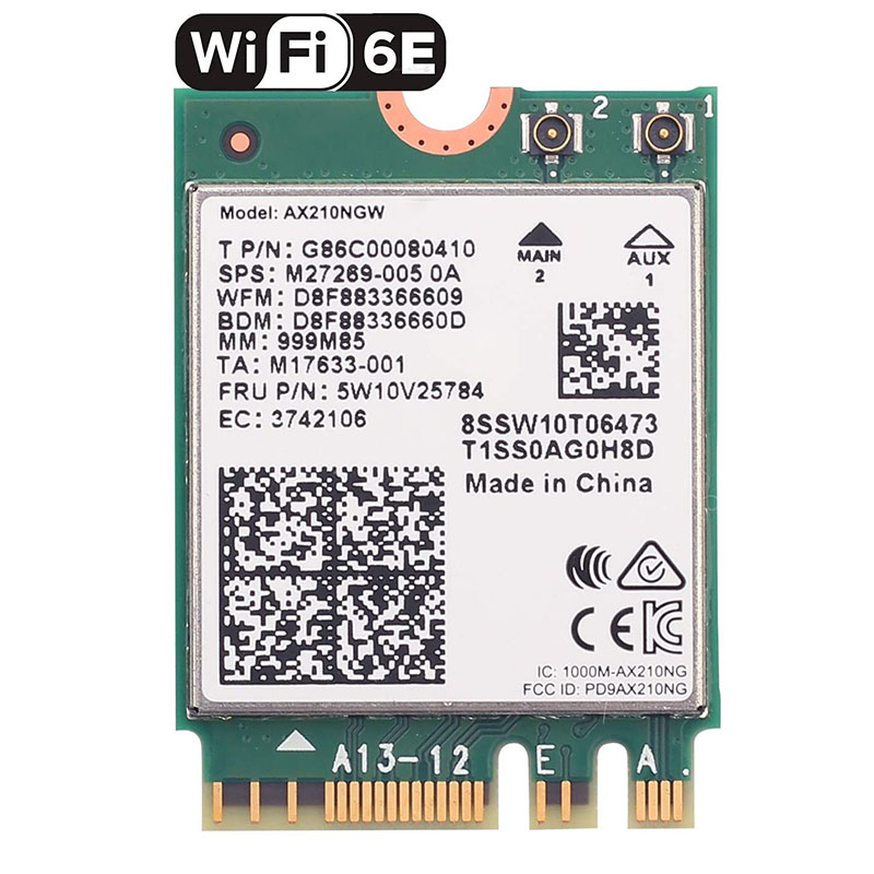 WiFi 6E AX210 Extends Wi-Fi to 6GHz Through Bluetooth 5.2 Tri-Band ...